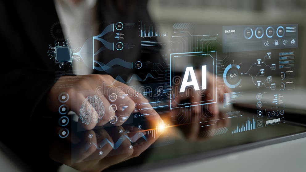 AI Dashboard for Advanced Data Analytics and Business Intelligence Visualization. Fermion Stock ...