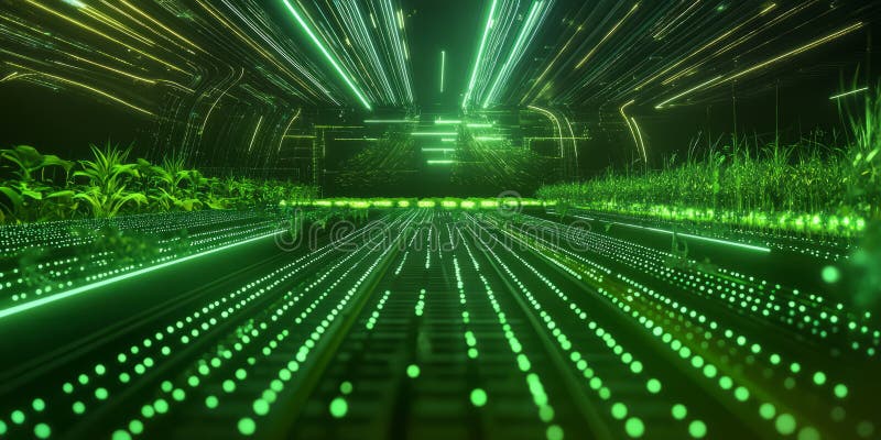 A Futuristic AI-driven Autonomous Agricultural System, Displaying ...