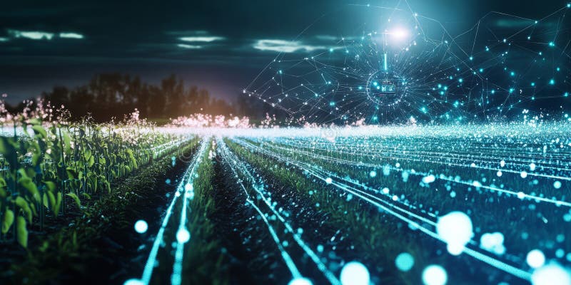 A Futuristic AI-driven Autonomous Agricultural System, Displaying ...