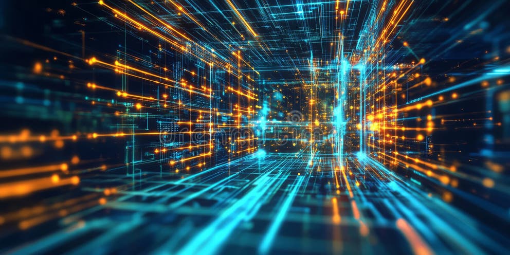 A Futuristic AI-driven Hyper-intelligent Knowledge Database, Displaying ...