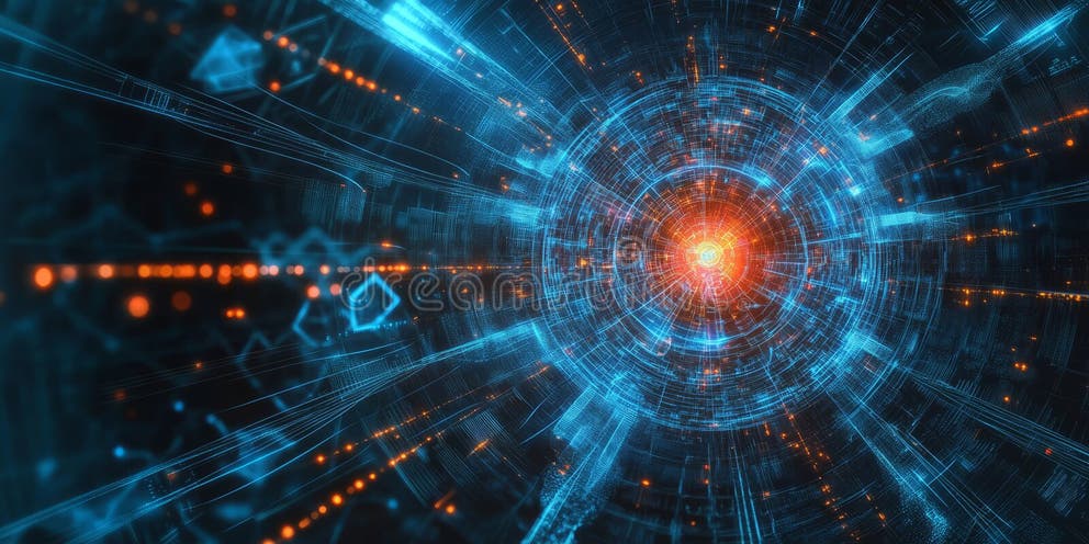 A Futuristic AI-driven Hyper-intelligent Knowledge Database, Displaying ...