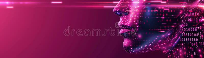 Futuristic AI Integration in Digital Society Visual Representation of ...