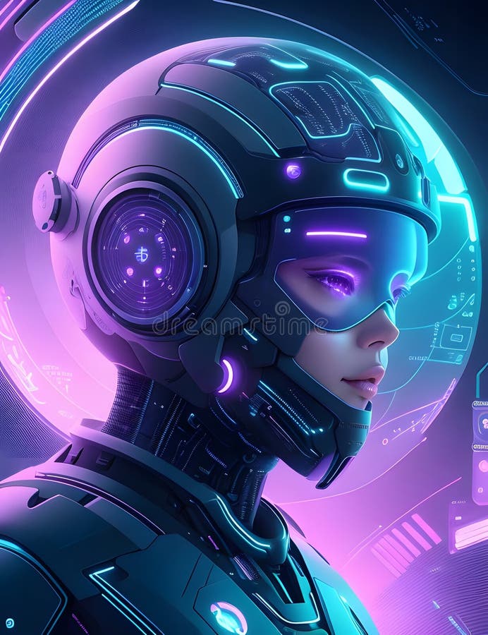 Futuristic AI Interfaces: Visually Appealing Illustrations of Advanced ...