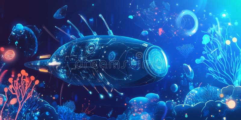 A Futuristic AI-powered Deep-sea Robotic Exploration Mission, Featuring ...