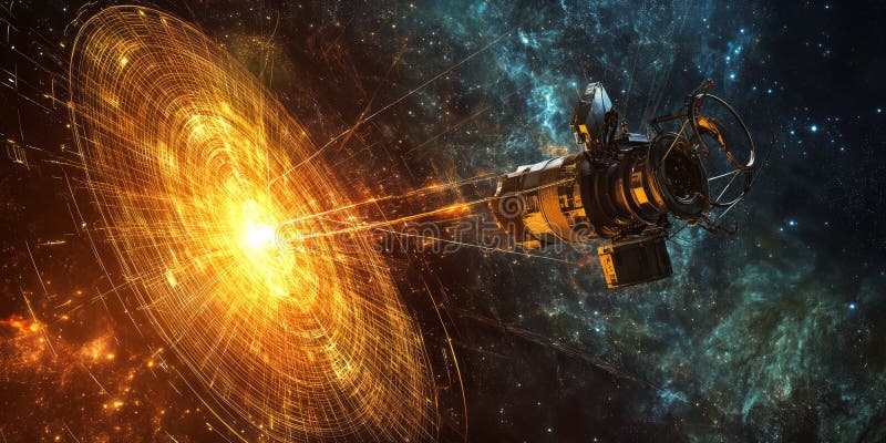 A Futuristic AI-powered Deep-space Telescope Visualization, Featuring ...