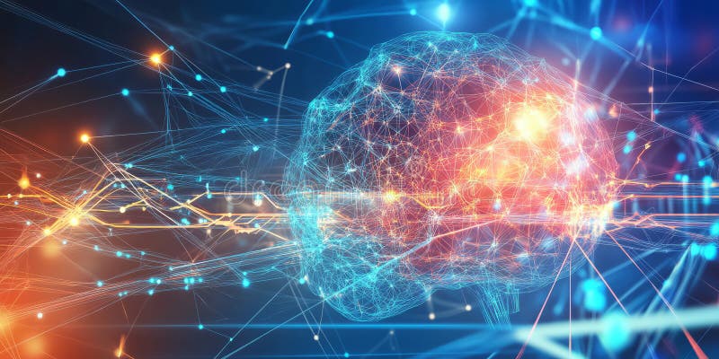 A Futuristic AI-powered Quantum AI Integration Hub, Featuring Glowing ...