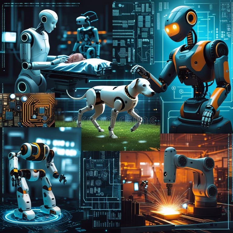 Futuristic AI-Powered Robotics – Smart Automation, Precision ...