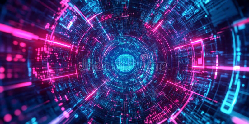 Futuristic Ai Powered Ultra Fast Computing Network Stock Photos - Free & Royalty-Free Stock ...