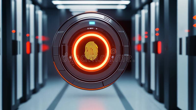 Biometric Access, Surveillance, Cybersecurity Stock Footage - Video of ...