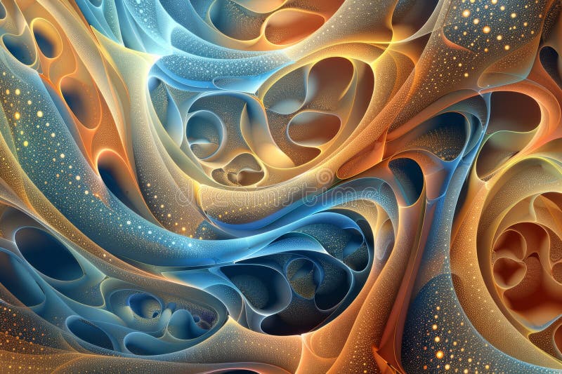 Futuristic AI Technology Background with Abstract Patterns, Neural ...