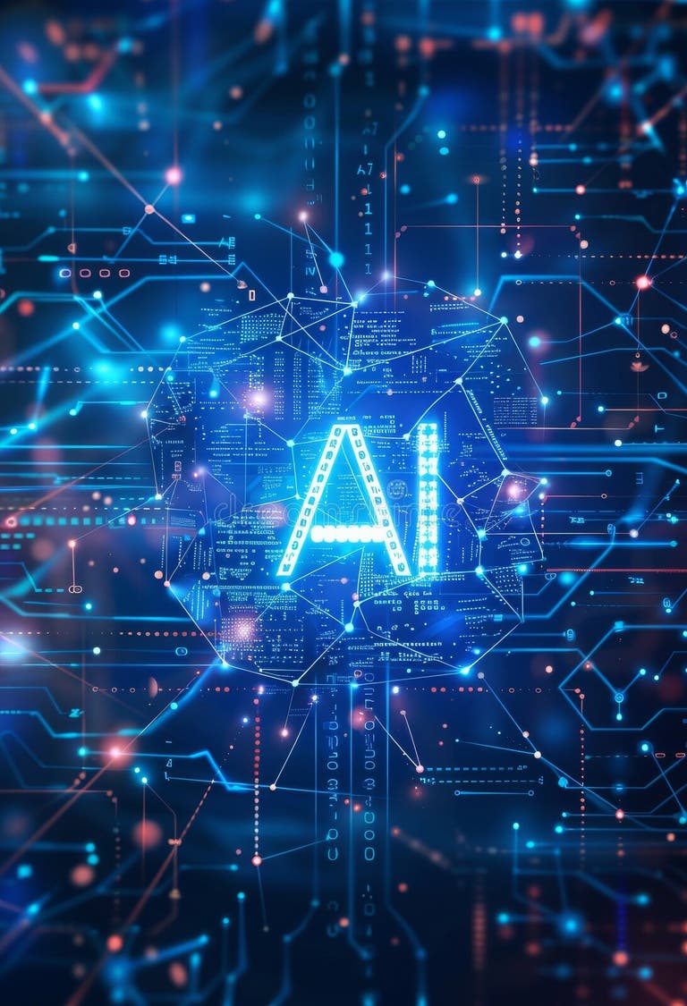 11,975 Ai Technology Analysis Blue Background Stock Photos - Free ...