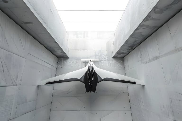 Futuristic Aircraft Design, Exploring Advanced Aerodynamics in a Modern ...