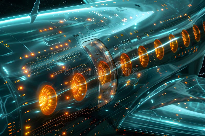 Futuristic Aircraft Design, Exploring Advanced Engine Technology and ...