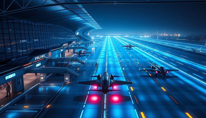 Terminal At Night Wallpaper New Delhi Airport Hi Res Stock Photography