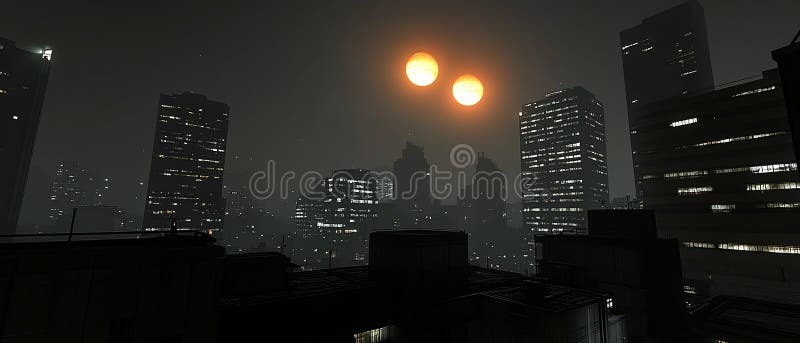 Futuristic Alien Cityscape with Advanced Architecture. Stock ...