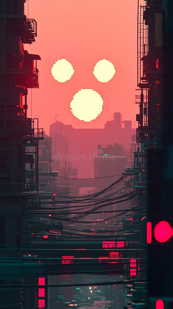 Futuristic Alien Cityscape with Advanced Architecture. Stock ...