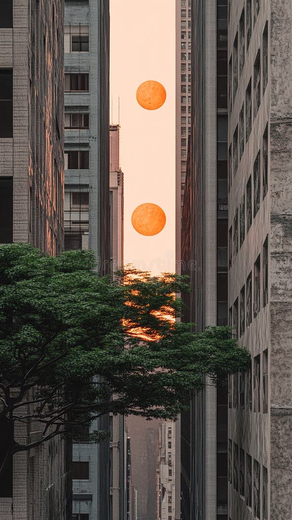 Futuristic Alien Cityscape with Advanced Architecture. Stock ...