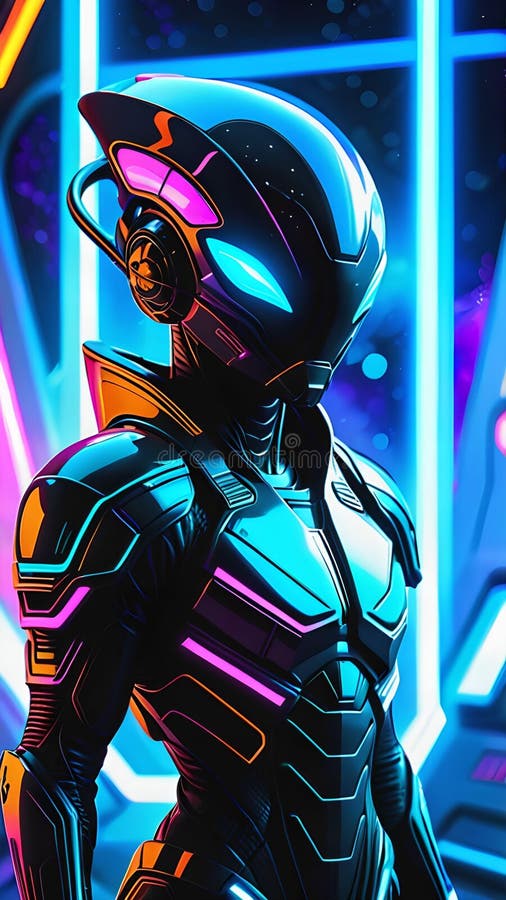 Futuristic Alien Commander: Mastering Advanced Tech in a Cosmic ...