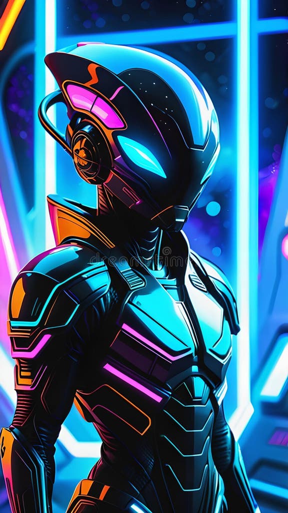 Futuristic Alien Commander: Mastering Advanced Tech in a Cosmic ...