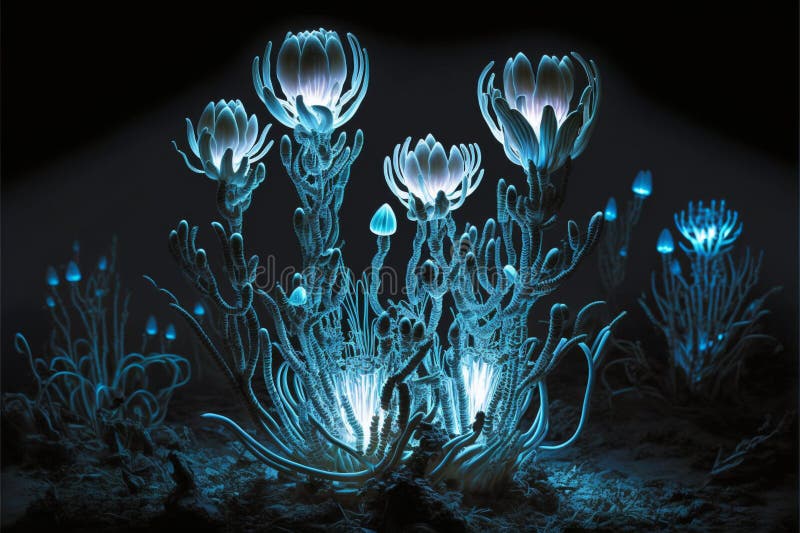 Futuristic Alien Flowers Stock Illustrations – 1,084 Futuristic Alien ...