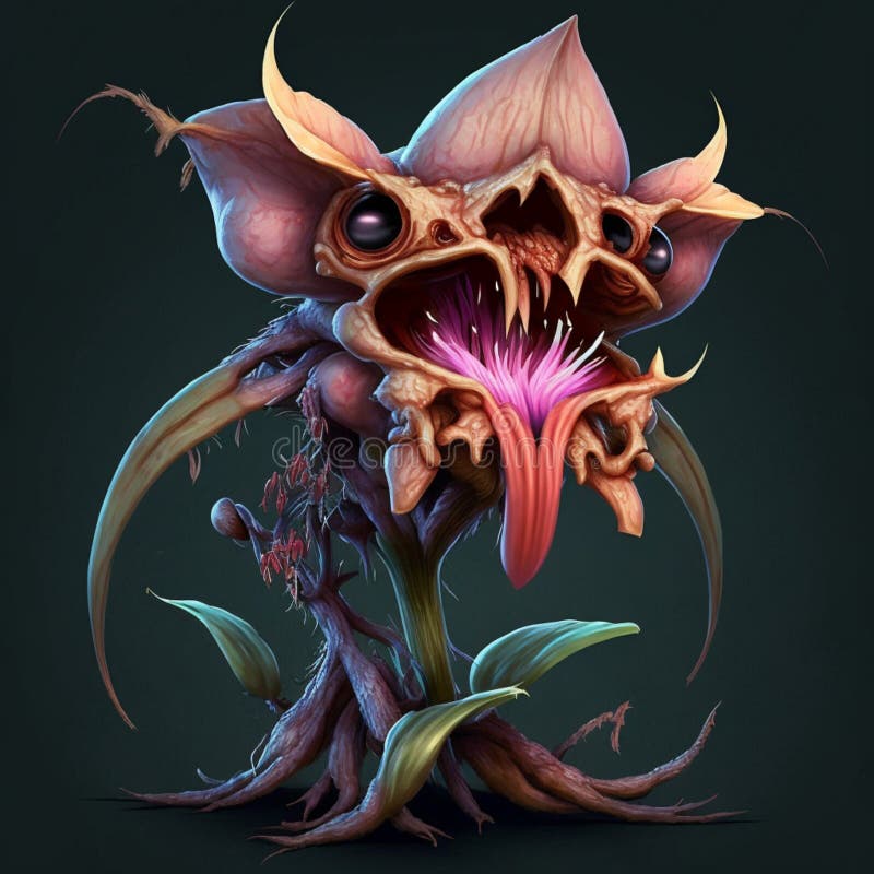 Futuristic Alien Flowers Stock Illustrations – 1,084 Futuristic Alien ...