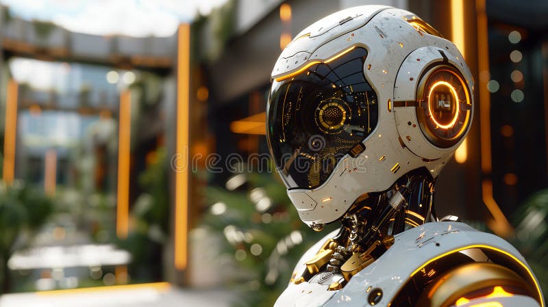 Futuristic Android: Model of Cutting-edge Robotic Technology ...