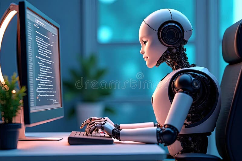 Futuristic Android Profile Stock Illustrations – 2,499 Futuristic ...