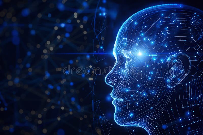 A Futuristic Android Woman with Advanced Technology and Artificial ...