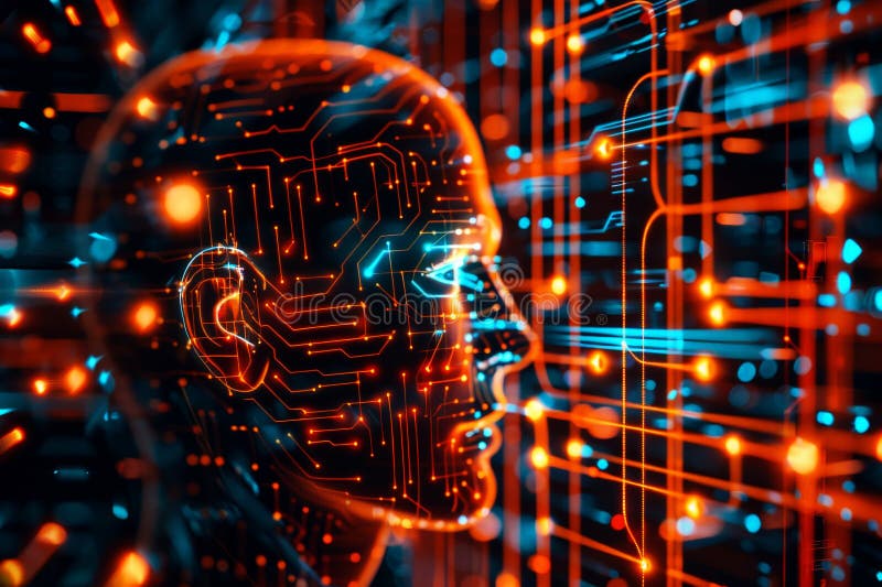 A Futuristic Android Woman with Advanced Technology and Artificial ...