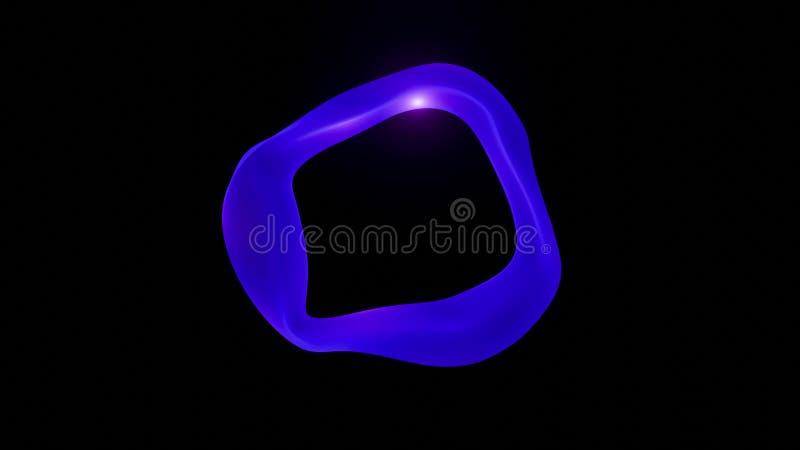 Futuristic Animated Circle Visualizer Technology Background Loop ...