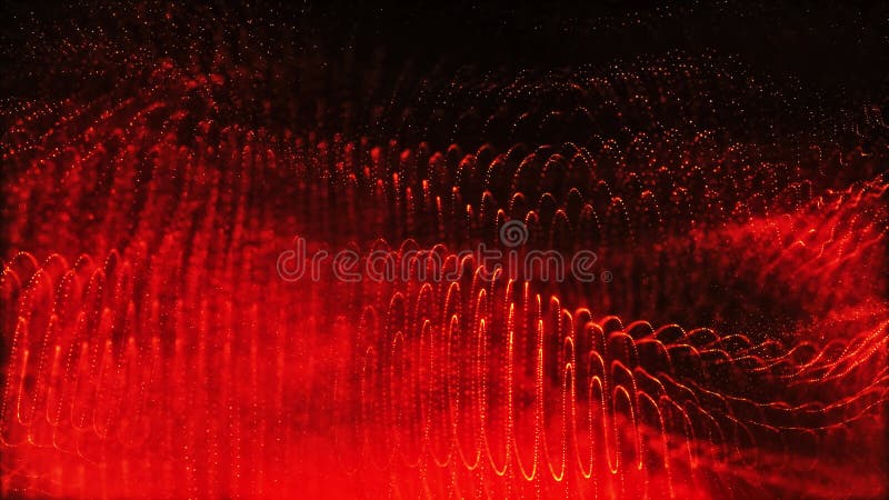 Futuristic Animated Particle Wave. Movement of Abstract Particles ... Futuristic Animated Particle Wave. Movement of Abstract Particles ...