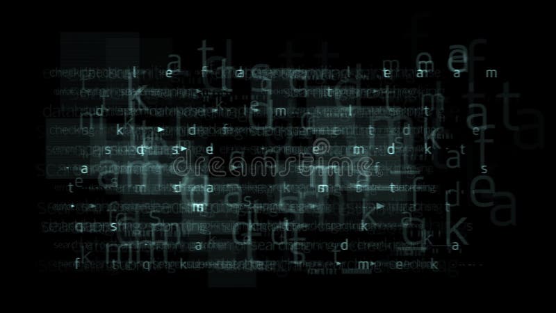 Futuristic Animation Background with Numbers. Stock Footage - Video of ...