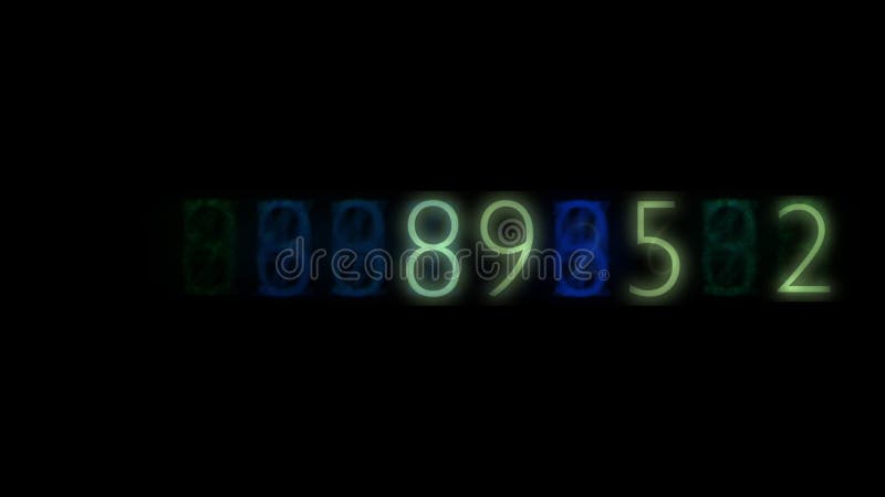 Futuristic Animation Background with Numbers. Stock Video - Video of ...