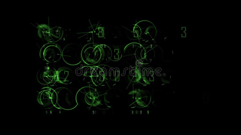 Futuristic Animation Background with Numbers. Stock Footage - Video of ...