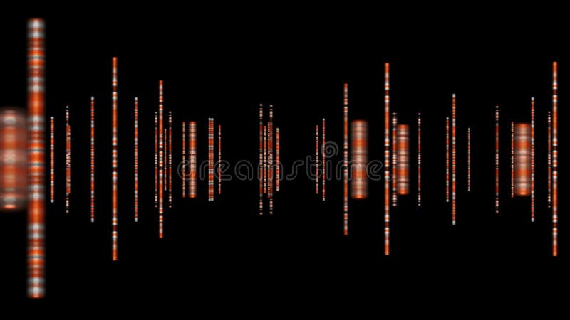 Futuristic Animation with Fast Moving Glowing Stripe Objects, 4096x2304 ...