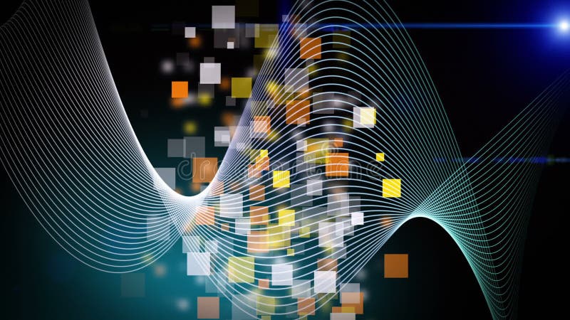 Futuristic Animation with Moving Light Effects, Loop HD 1080p Stock ...