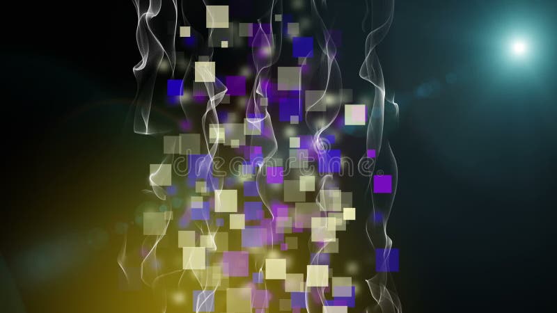 Futuristic Animation with Moving Wave Object and Light, Loop HD 1080p ...