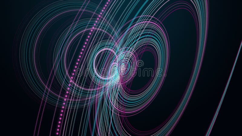 Futuristic Animation with Particle Stripe Object in Slow Motion ... Futuristic Animation with Particle Stripe Object in Slow Motion ...