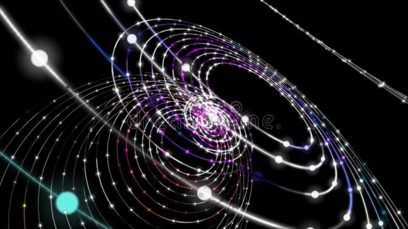 Futuristic Animation with Particle Stripe Object in Slow Motion, 4096x2304 Loop 4K Stock Video ...