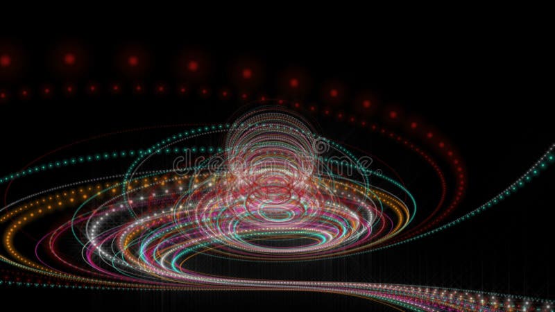 Futuristic Animation with Particle Stripe Wave Object in Slow Motion, 4096x2304 Loop 4K Stock ...