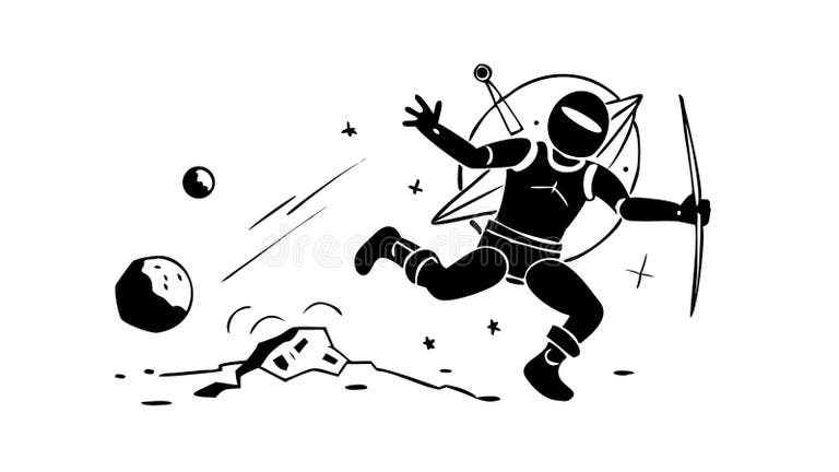 Futuristic Archer: Sci-Fi Sport Advanced Combat Training, Vector Design ...