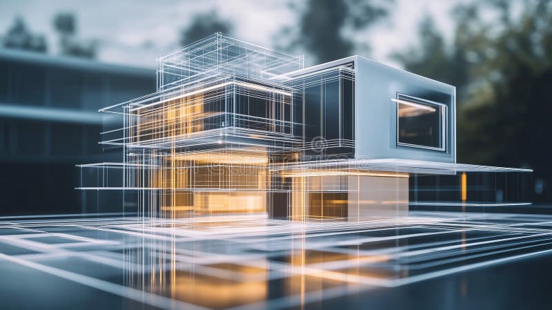 Futuristic Architectural Design Featuring AI-driven 3D Modeling ...