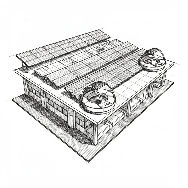 Futuristic Architectural Building Design Stock Illustrations – 49,129 ...