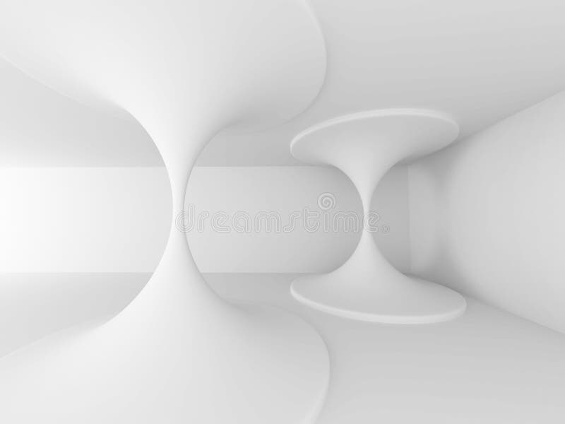 Futuristic Architecture Background. Design Abstract Interior Stock ...