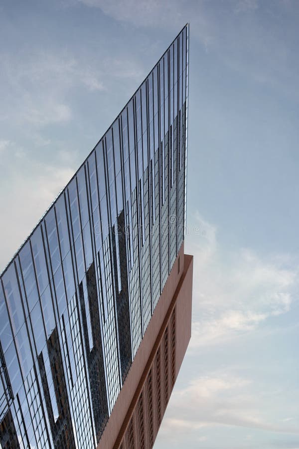 Futuristic Architecture in Berlin Germany Stock Image - Image of level ...