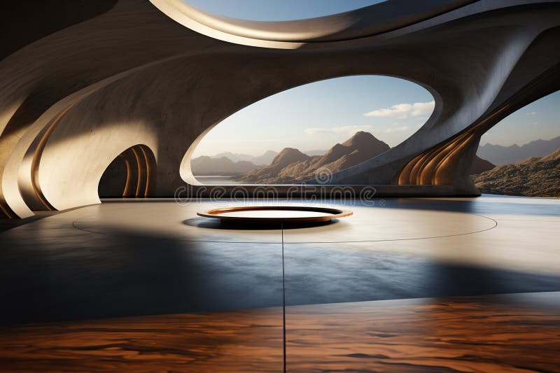 Futuristic Architecture with Fluid Design, Organic Shapes and Curved ...