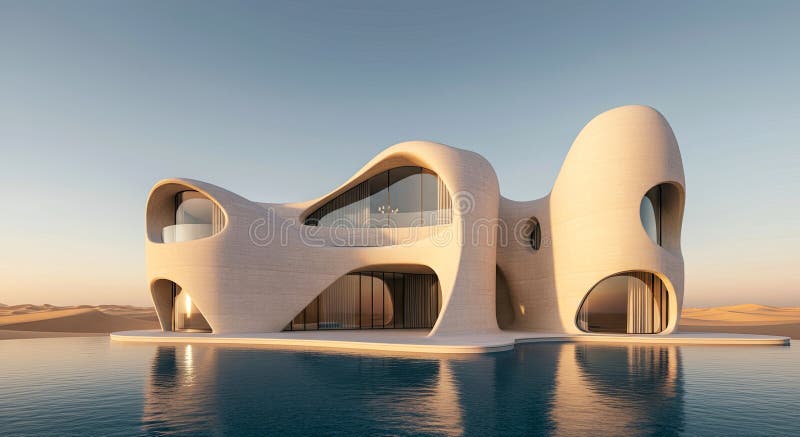 Futuristic Architecture Meets Tranquility in this Stunning Waterfront ...