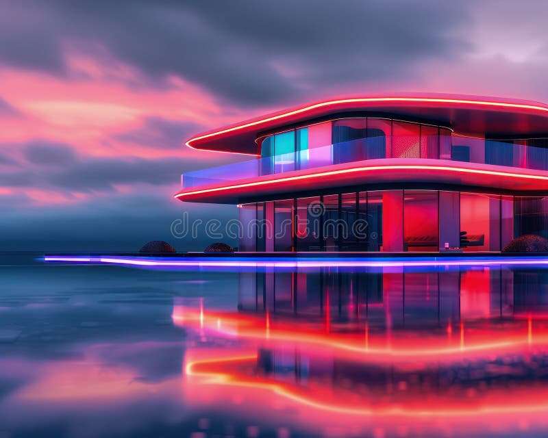 Futuristic Architecture a Modern Dream Structure Blending Vision and ...