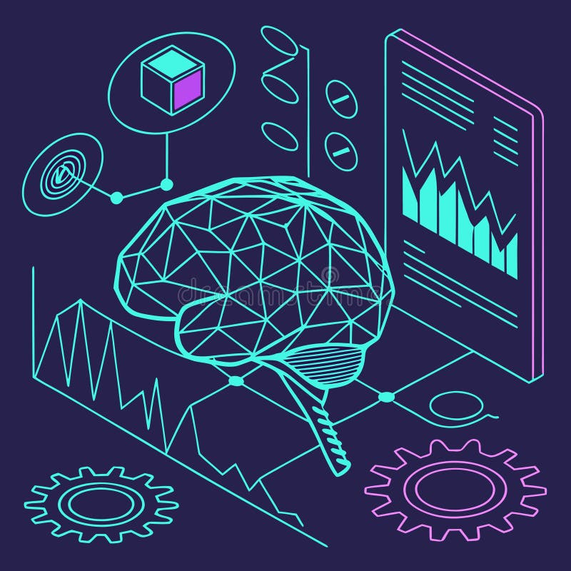 Vector Machine Learning Concept Symbol Stock Illustrations – 16,603 Vector Machine Learning ...