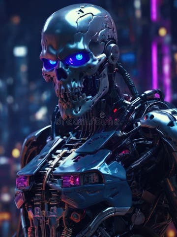 Cyborg Cyberpunk Stock Illustrations – 9,886 Cyborg Cyberpunk Stock ...